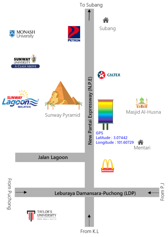 Digital Screens - Sunway Pyramid - LAGUNA